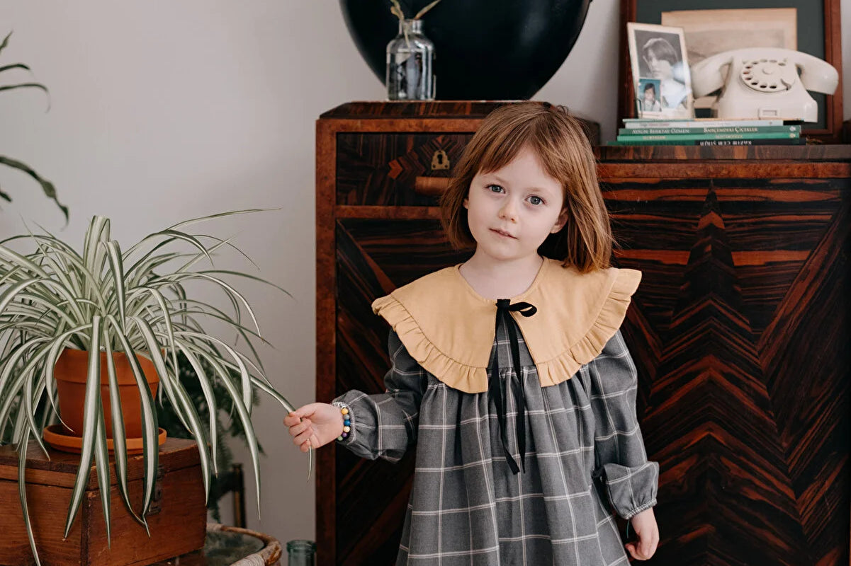 Tessa Baby Collar Girls’ Dress – The Revivas