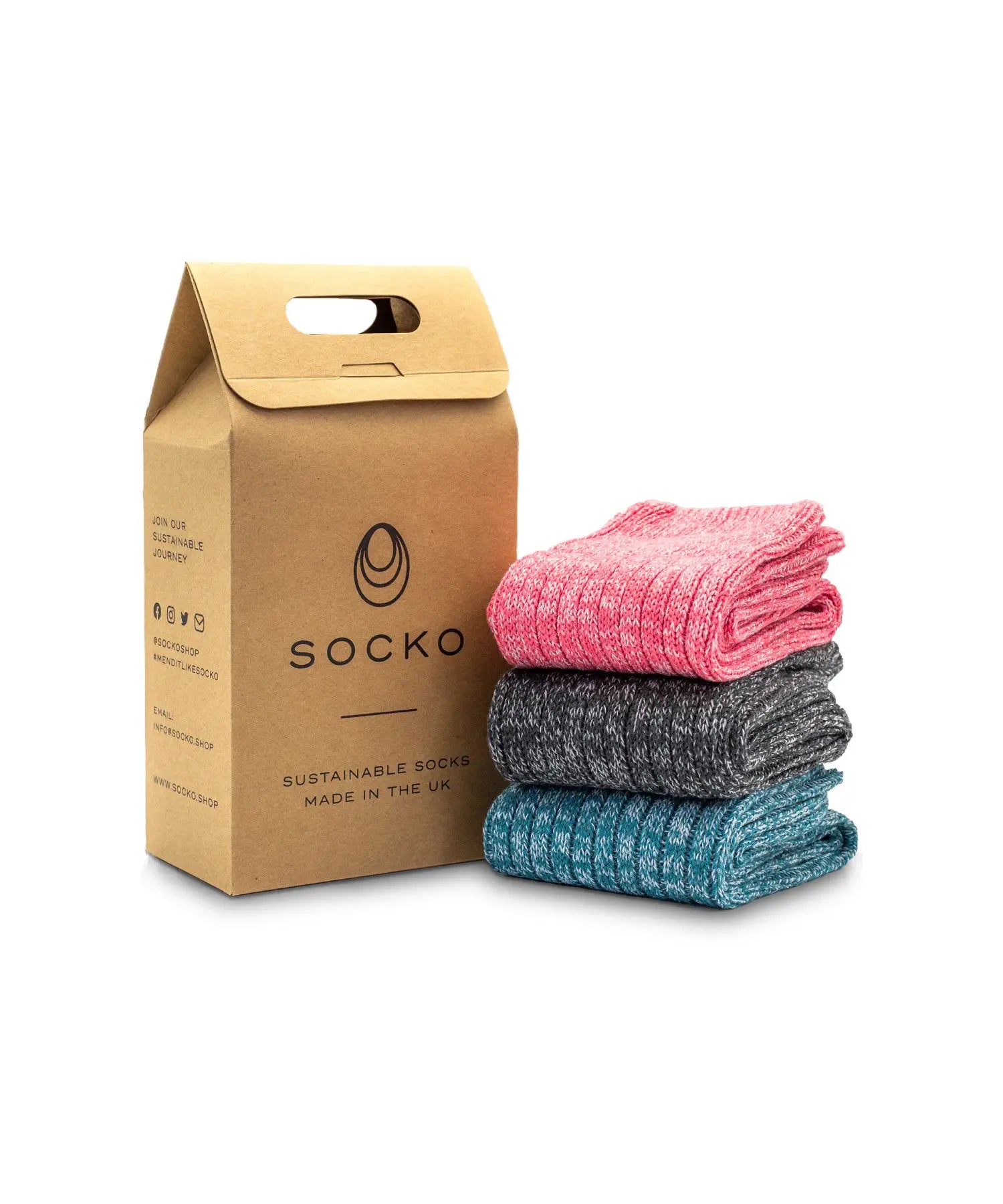 3 Pairs of 100% Recycled Socks – The Revivas