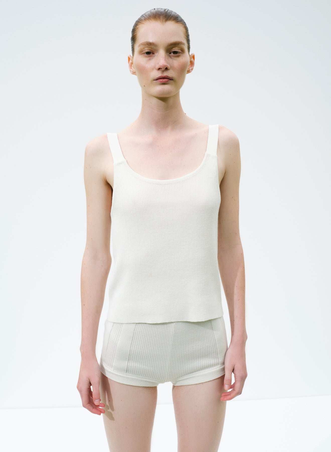 Kayla Ecru Mini Shorts – The Revivas